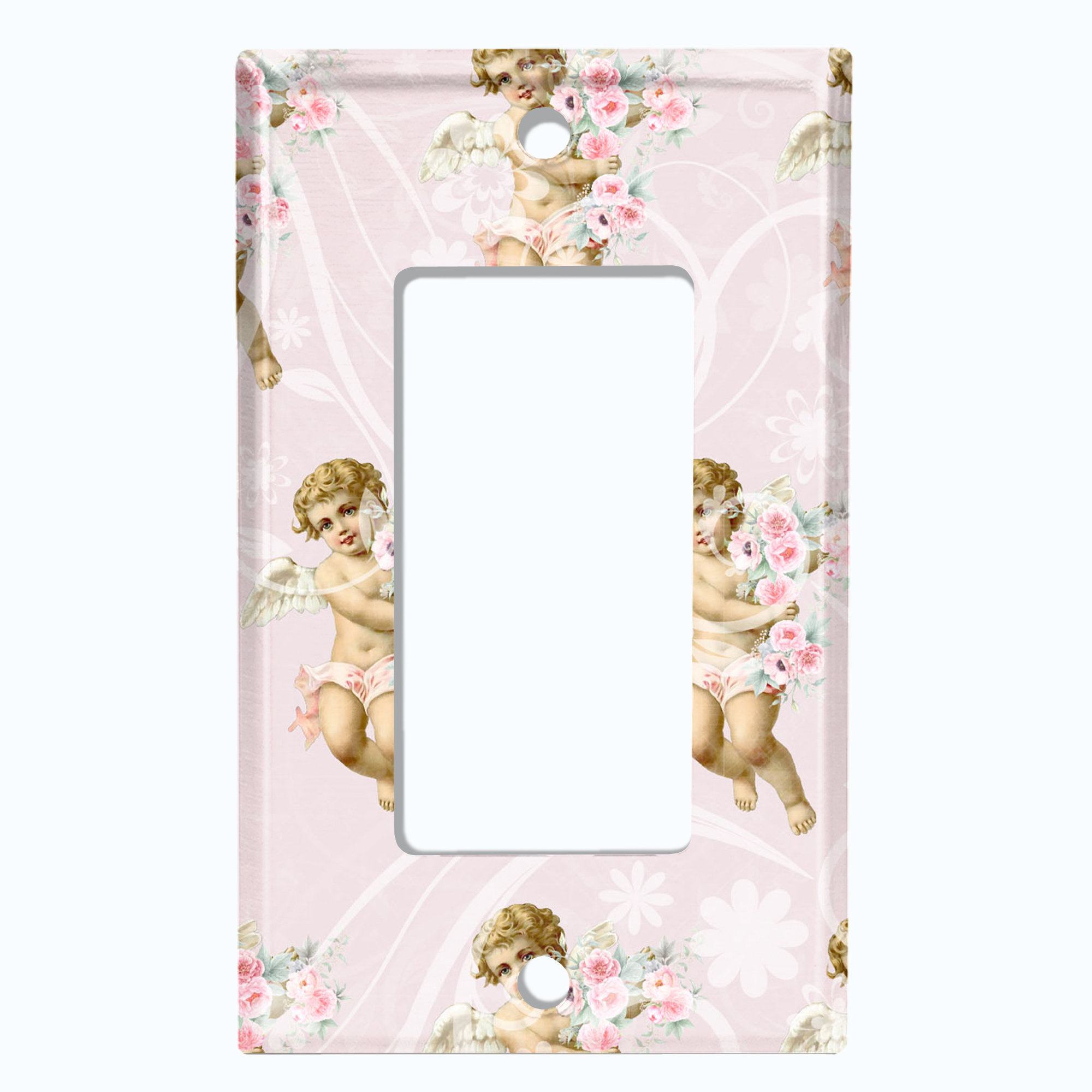 WorldAcc Valentine Angel Cupid 1 - Gang Toggle Light Switch Wall Plate ...