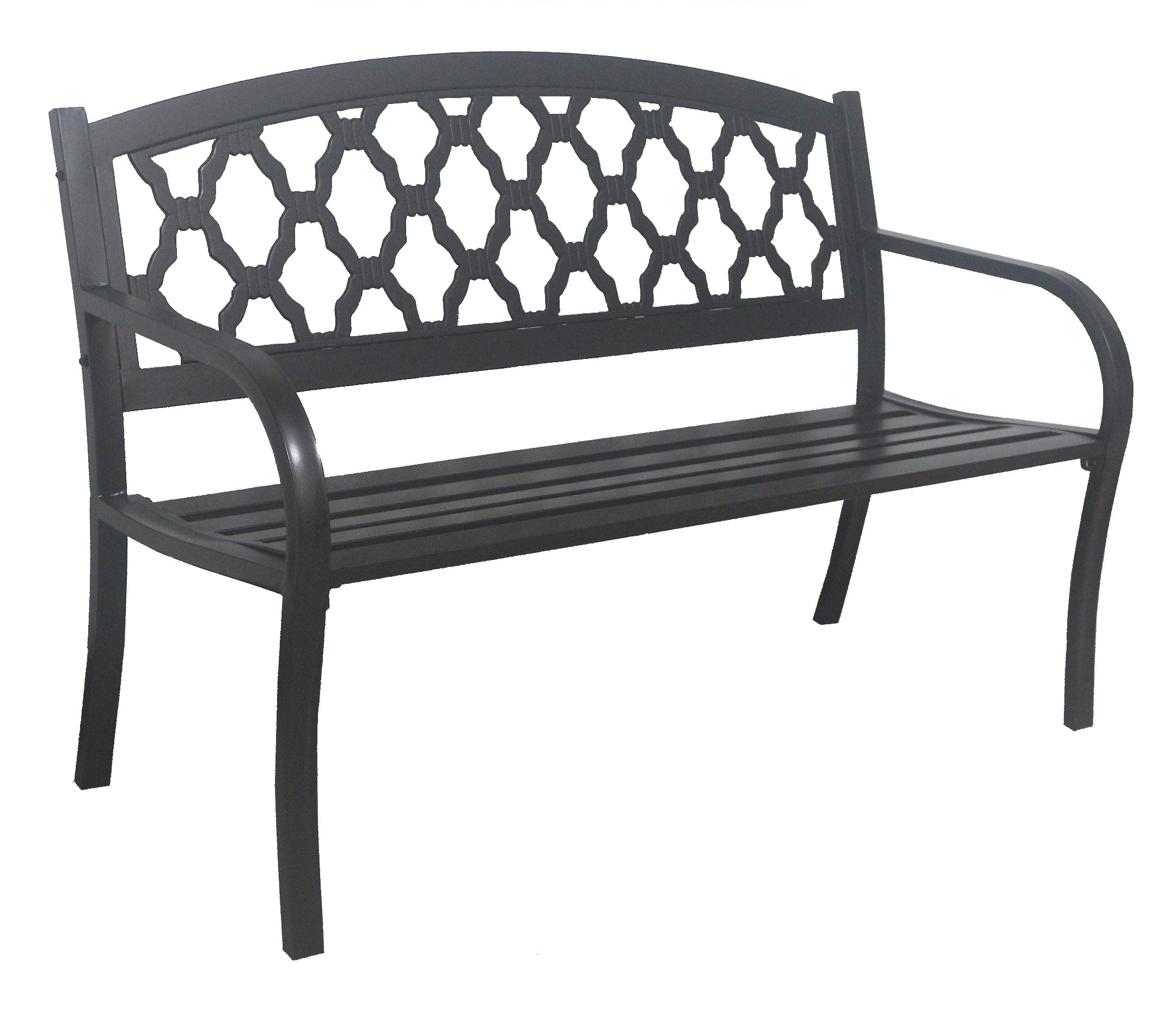 Innova Hearth and Home Evelyn Steel Garden/Park bench | Wayfair