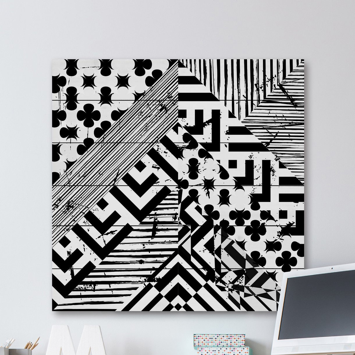 Marmont Hill Meshing - Graphic Art on Wood | Wayfair