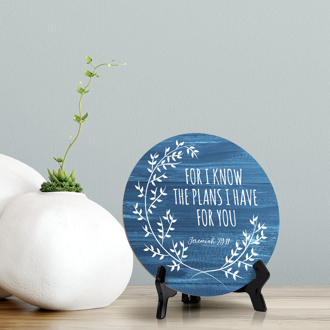 Signs ByLITA For I Know the Plans I Have for You Table Sign | Wayfair