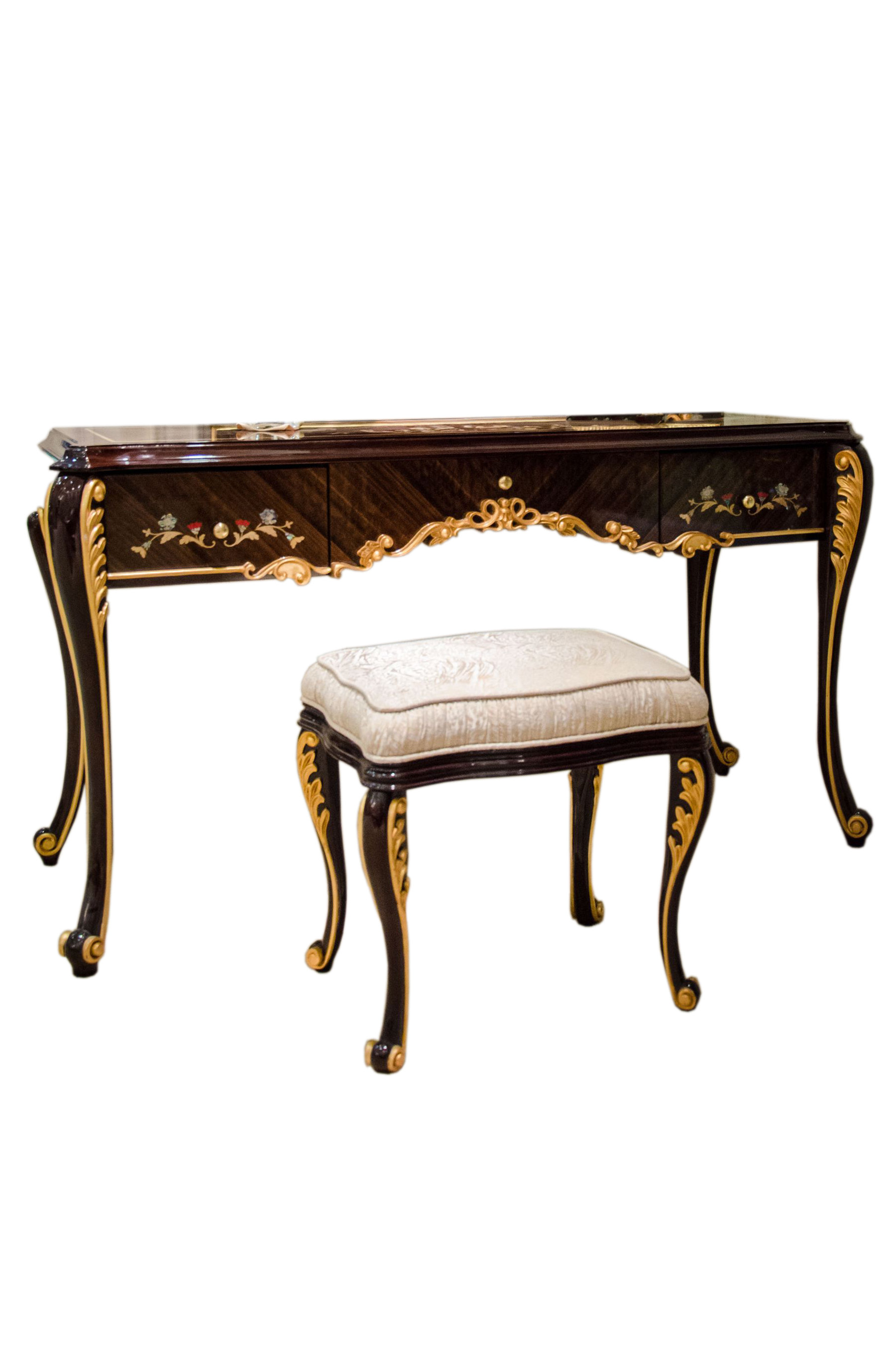 InfinityFurnitureImport Athena 54.3'' Console Table and Stool Set | Wayfair