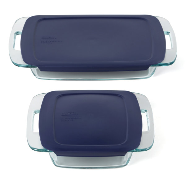 Pyrex Easy Grab 2 Piece Glass Bakeware Set & Reviews | Wayfair