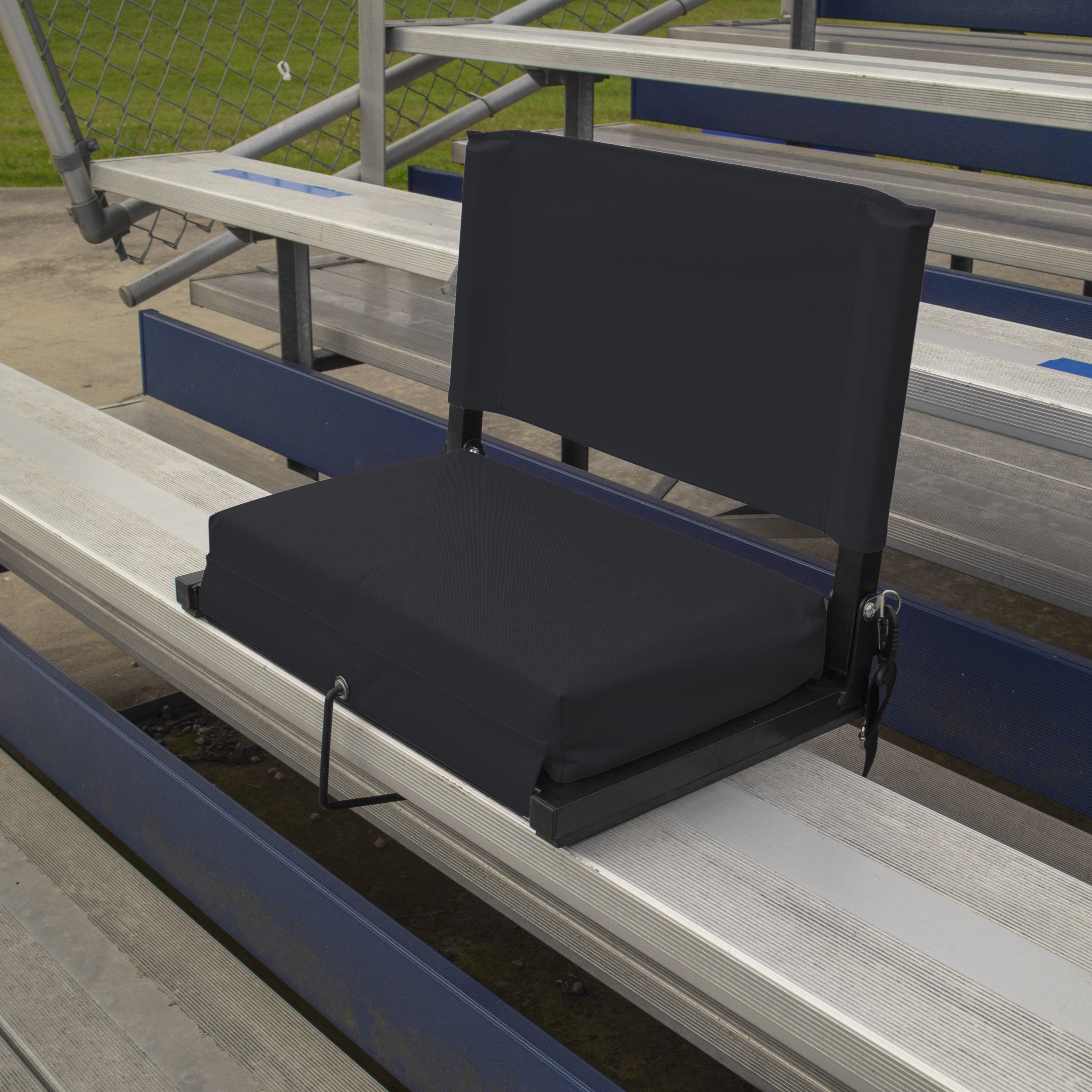 Outdoor Leisure Products Folding Stadium Seat with Cushion & Reviews ...