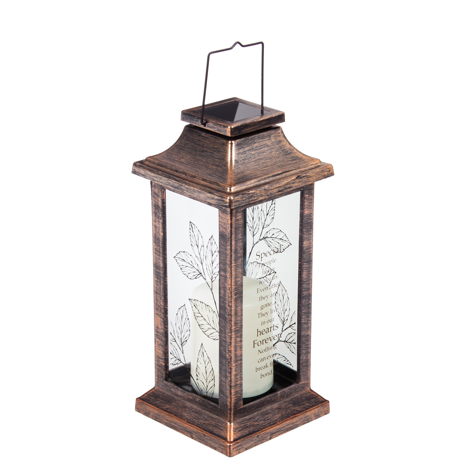 Evergreen Enterprises, Inc 4.5" Solar Powered Outdoor Lantern | Wayfair