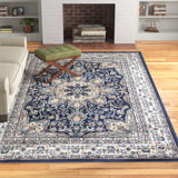 Wayfair | Blue Oriental Area Rugs You'll Love in 2022