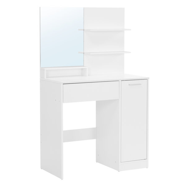 Zipcode Design Dovewood Dressing Table with Mirror & Reviews | Wayfair ...