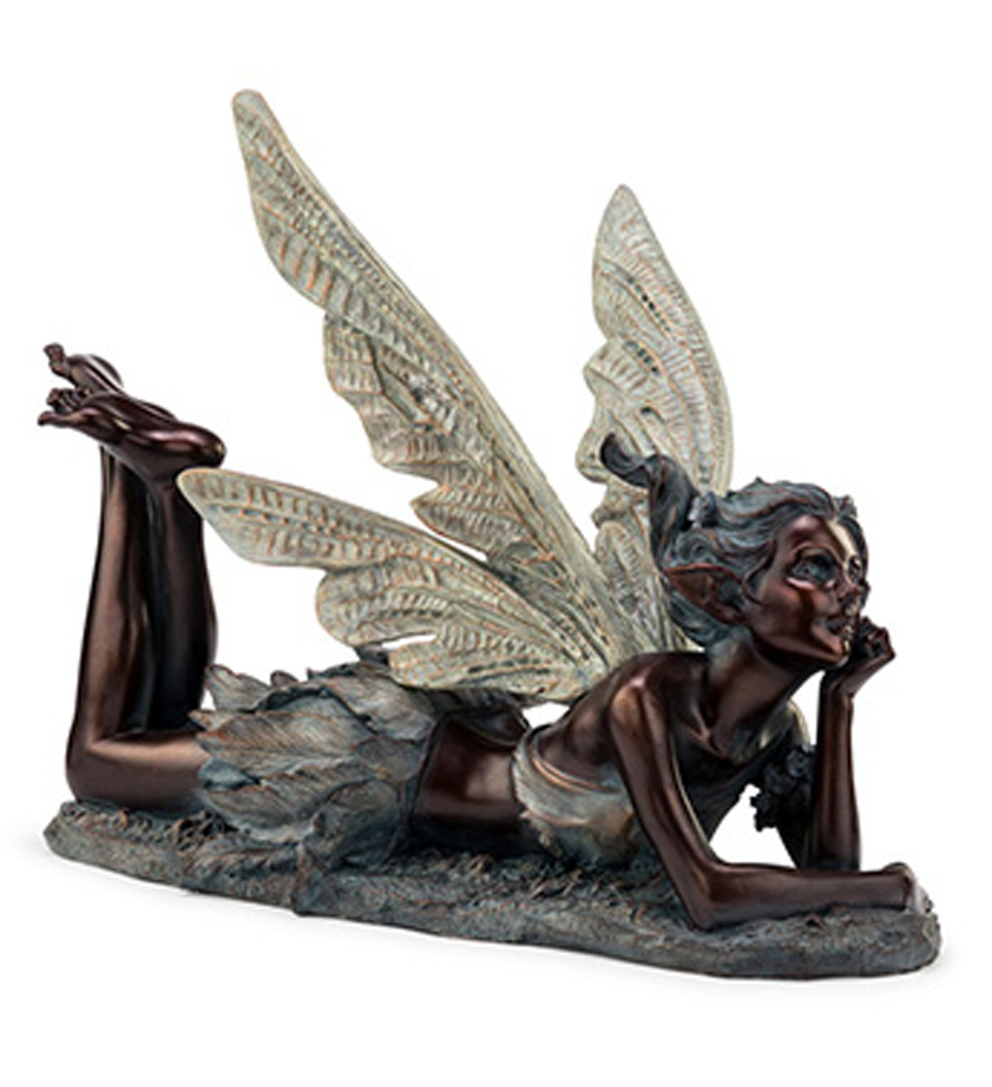 Trinx Laying Fairy Statue | Wayfair