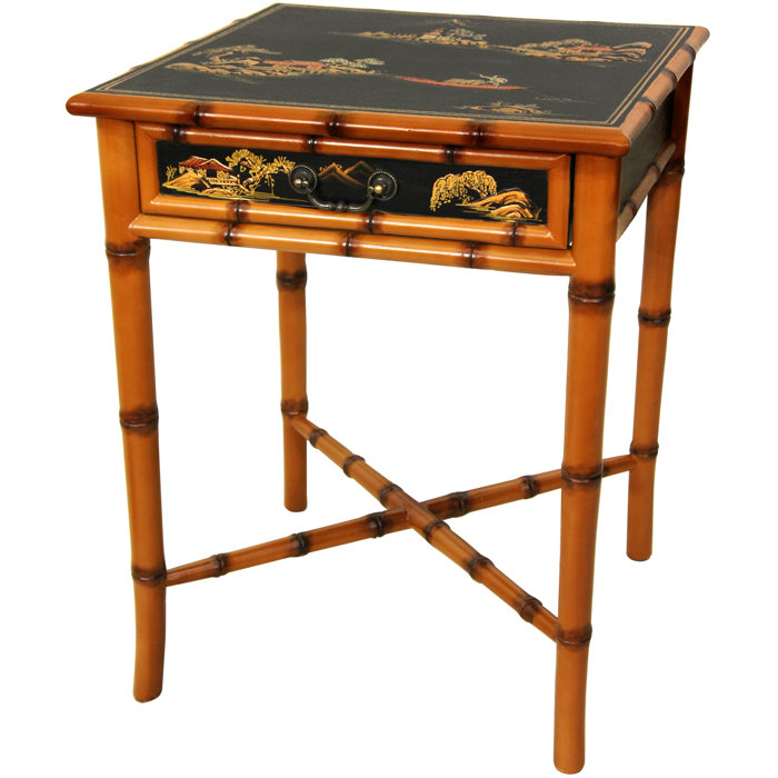Oriental Furniture Ching End Table | Perigold