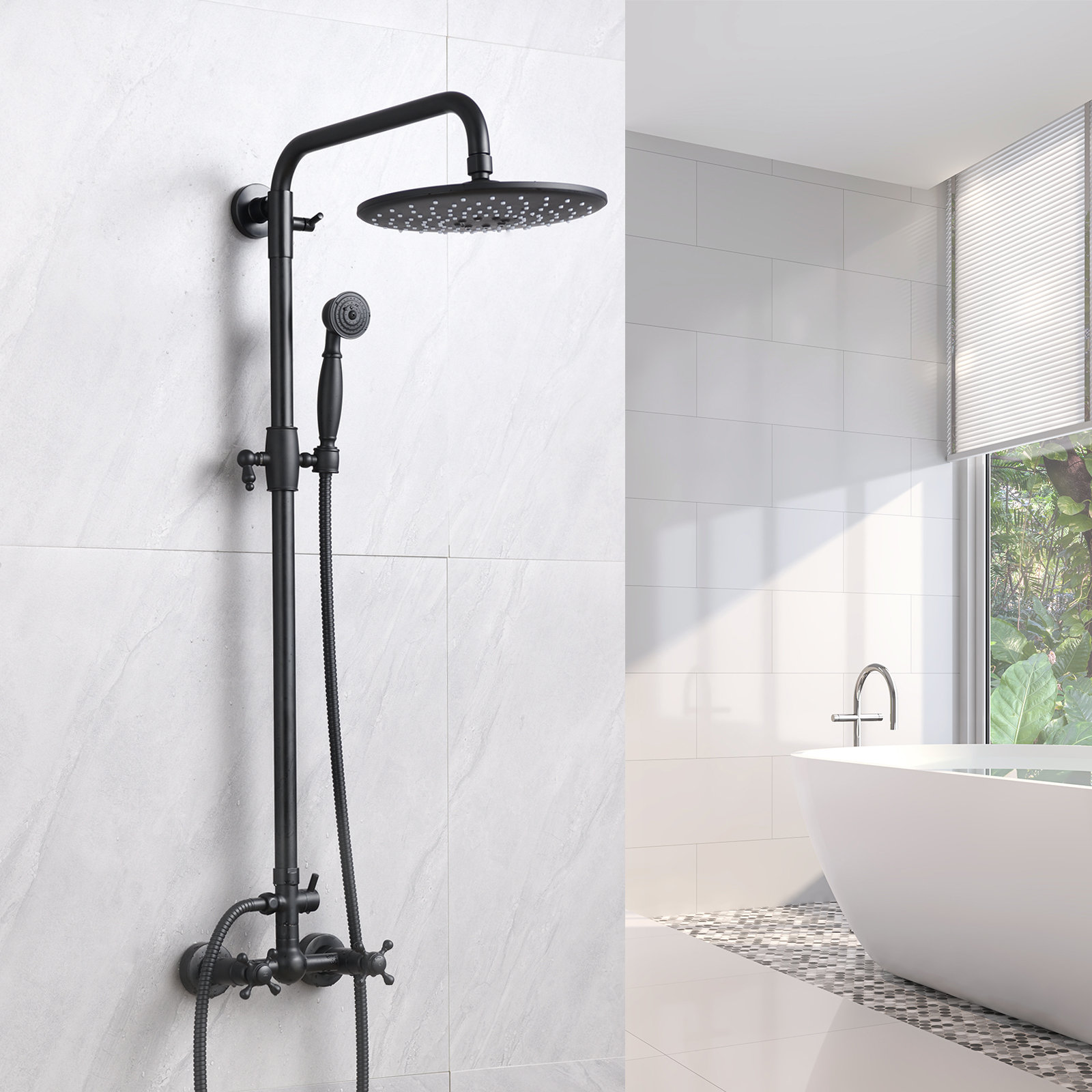 SOUEEUM Complete Shower System | Wayfair