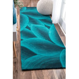 Wayfair | Teal Wool Area Rugs You'll Love in 2022
