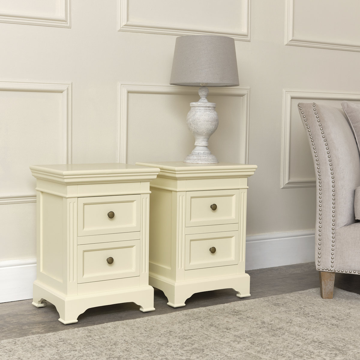 Rosalind Wheeler Amaiah Solid + Manufactured Wood Bedside Table ...