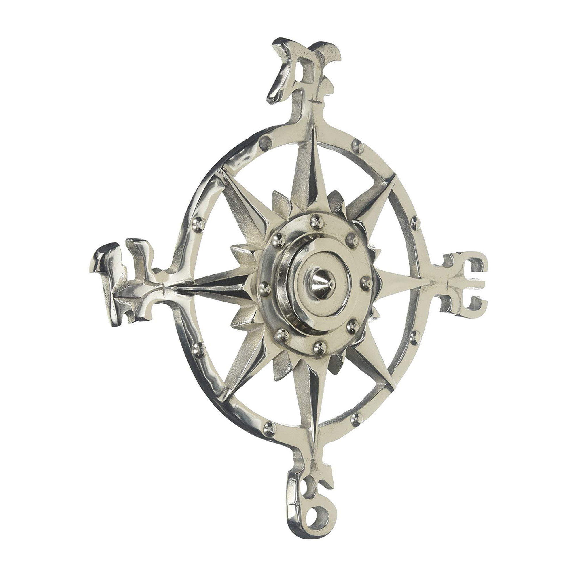 Breakwater Bay Rose Compass Beach House Wall Décor | Wayfair