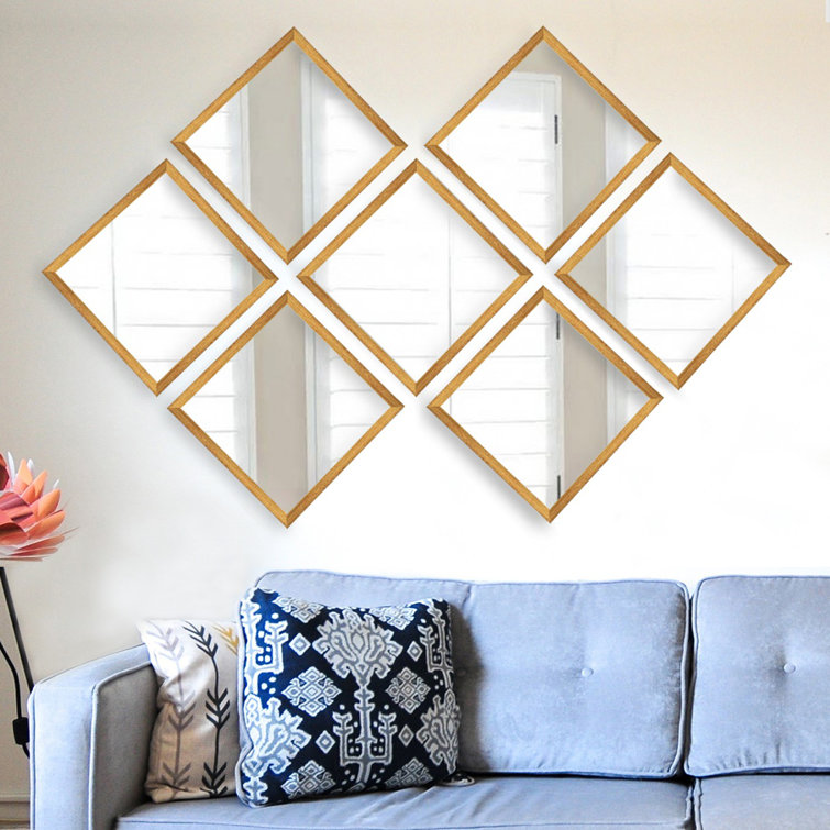 East Urban Home Square Wall Mirror | Wayfair