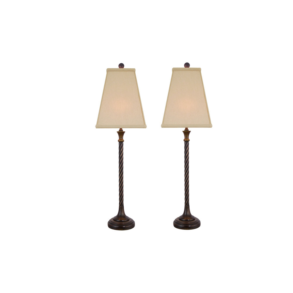 Charlton Home® Overton Metal Buffet Lamp & Reviews | Wayfair