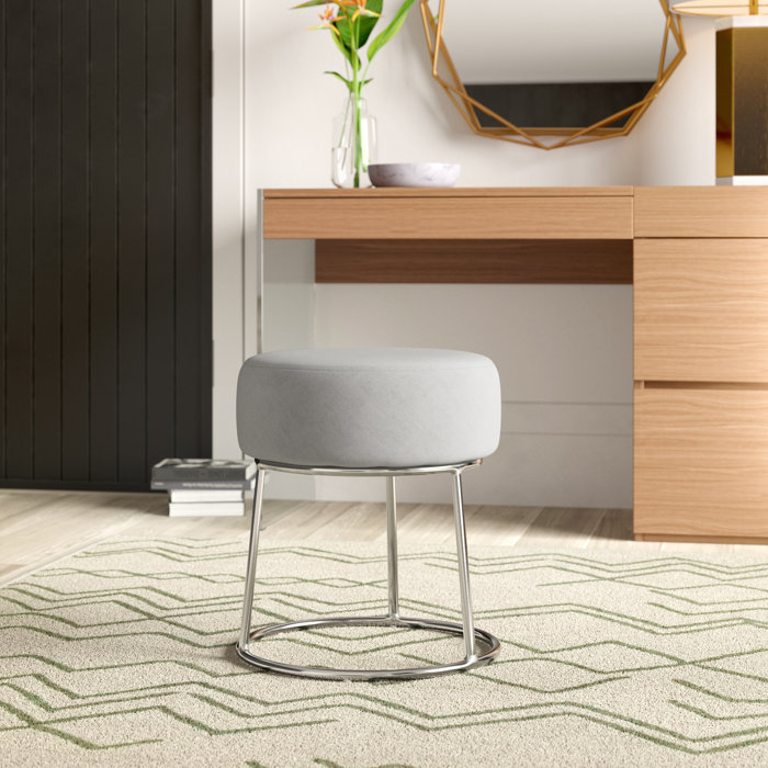 Mercury Row® Bonview 18.25'' Tall Metal Vanity Stool & Reviews | Wayfair
