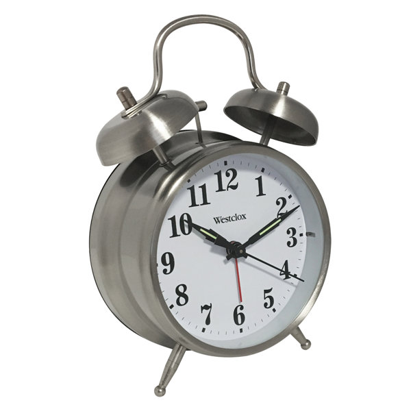 Winston Porter Twin Bell Alarm Clock & Reviews | Wayfair