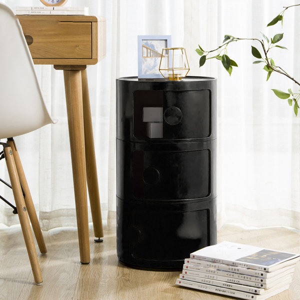 17 Stories Kiyomi Side Table with Storage | Wayfair.co.uk