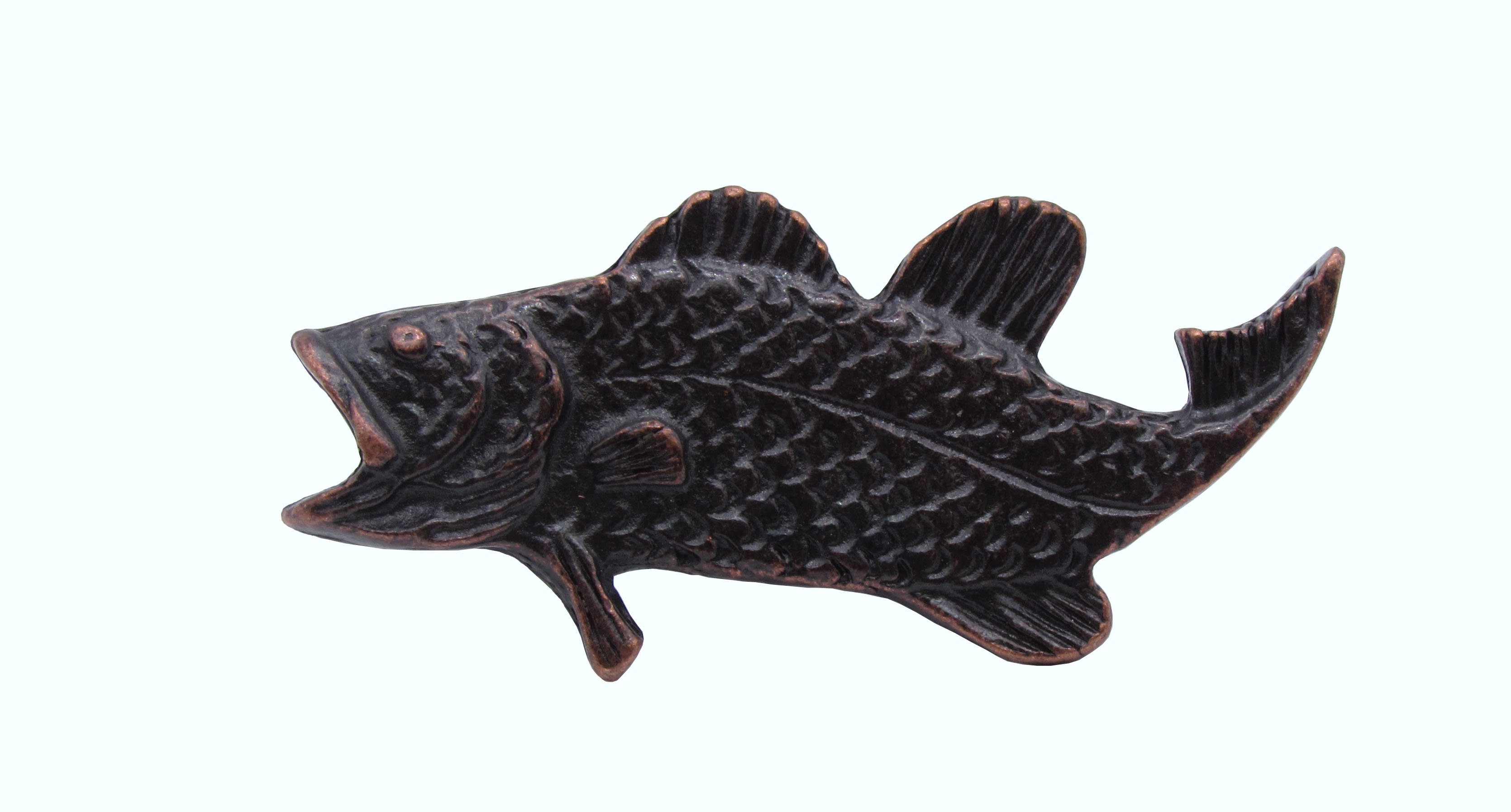 Buck Snort Lodge 2 3/8" Fish Novelty Knob | Wayfair
