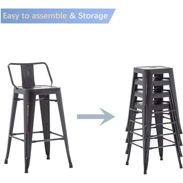 Zipcode Design™ Devan Counter & Bar Stool & Reviews | Wayfair