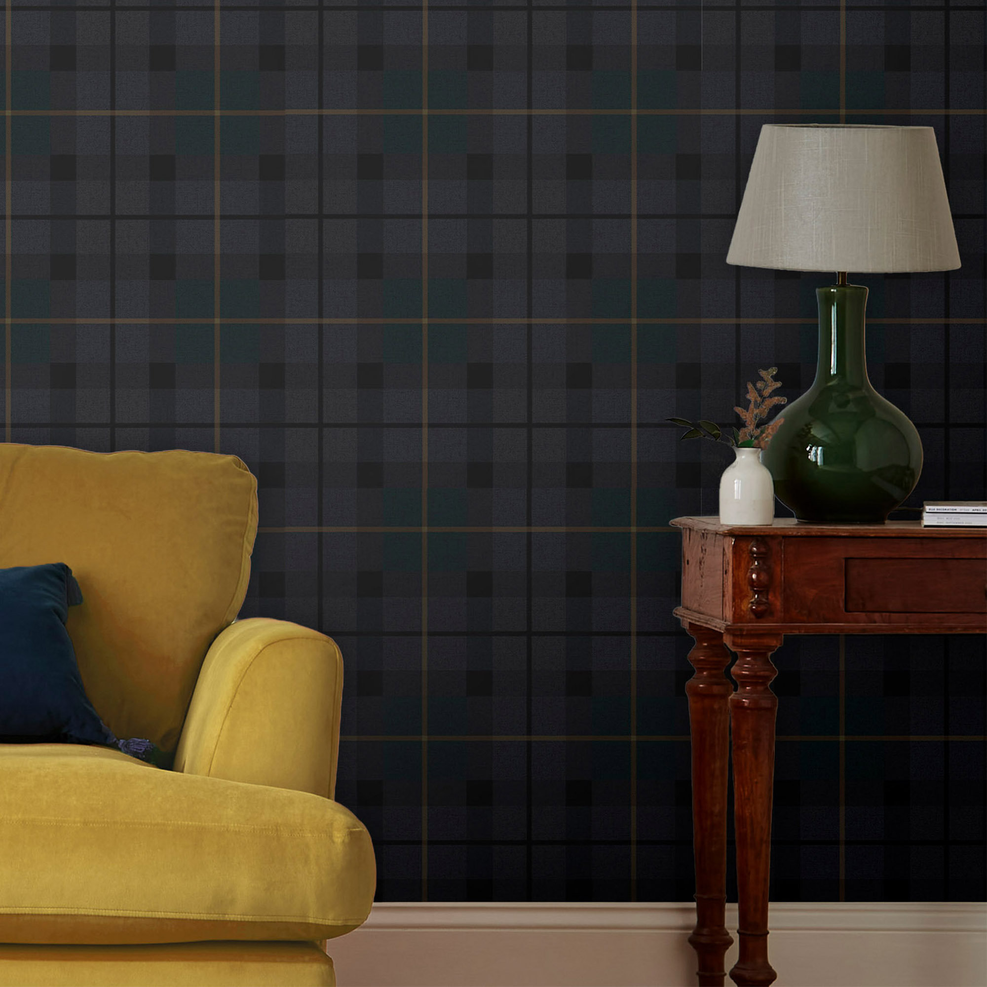 Graham & Brown Plaid Wallpaper | Wayfair