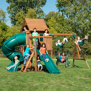 Wayfair | Swing Sets with Tube Slides