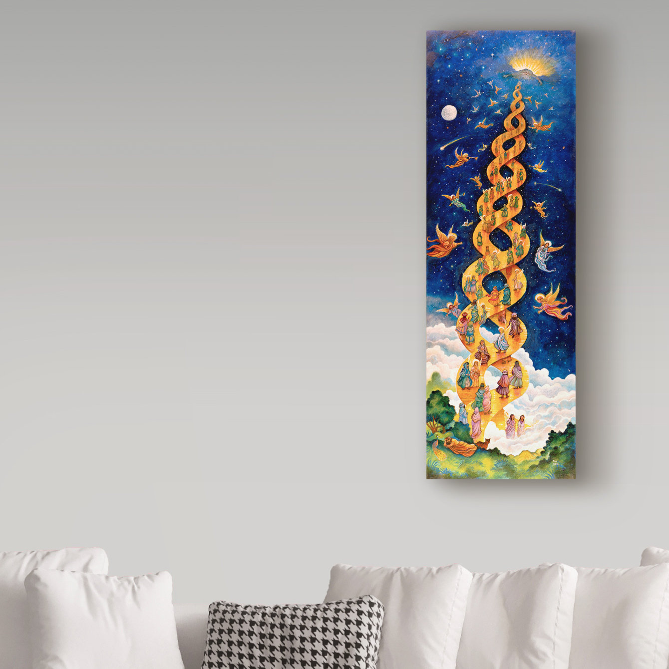 Trademark Art Bill Bell Stairway To Heaven by Bill Bell - Print on ...