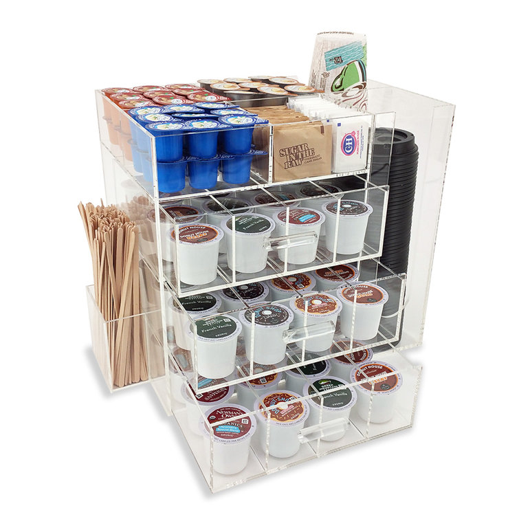 The Holiday Aisle® Stillwater Acrylic Coffee Station & Reviews ...