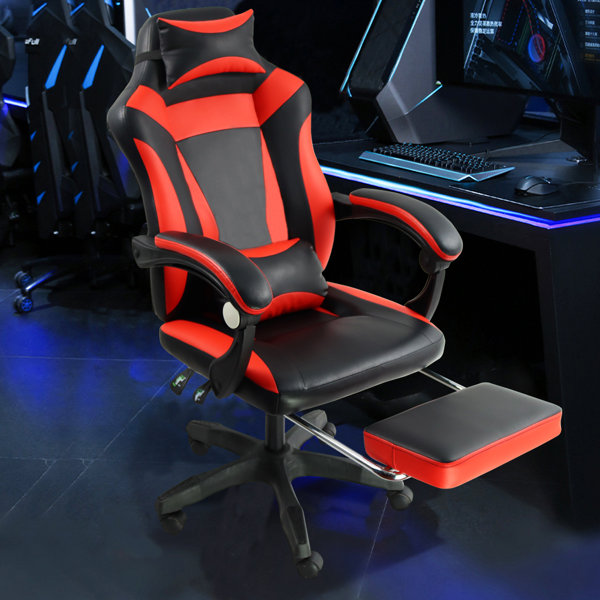 Inbox Zero Ergonomic Gaming Chair for E-Sport Computer PC & Racing Game ...