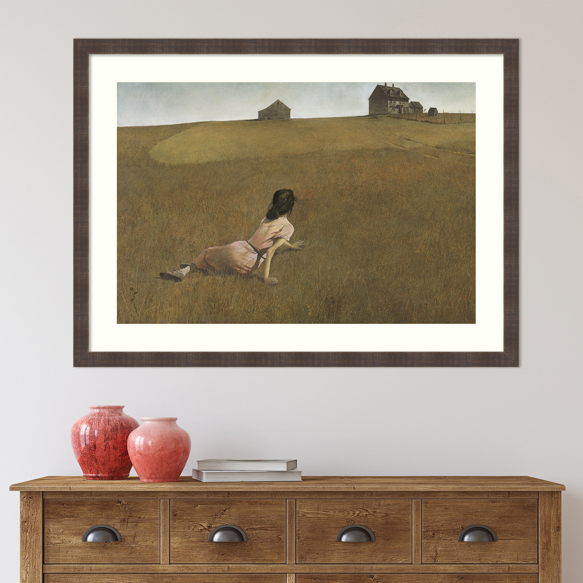 Rosalind Wheeler Christinas World By Single Picture Frame Print Wayfair