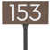 Montague Metal Products Floating 1-Line Lawn Address Sign & Reviews ...
