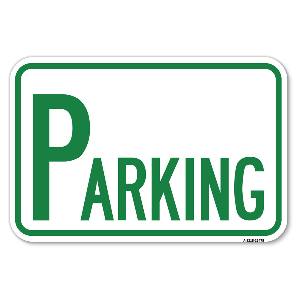 SignMission Parking - Diagonal Parking Only (With Parking Symbol)/23472 ...