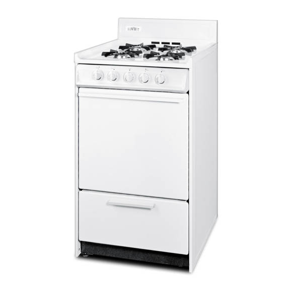 Summit Appliance Summit 20" 2.46 Cubic Feet Smart Gas Freestanding ...