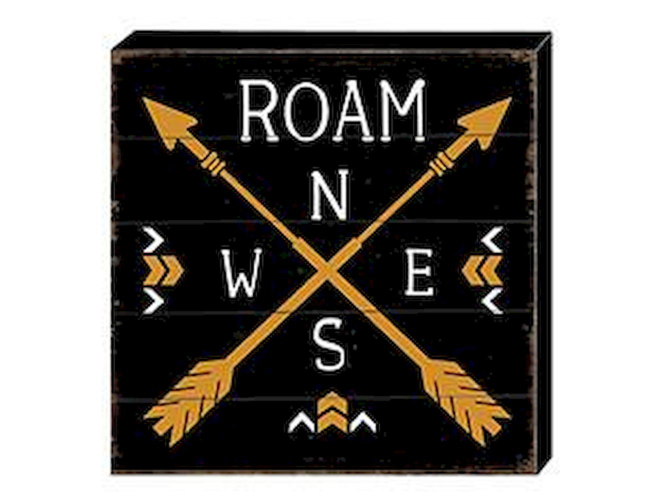 Union Rustic Roam Vintage Block Sign Wall Decor | Wayfair