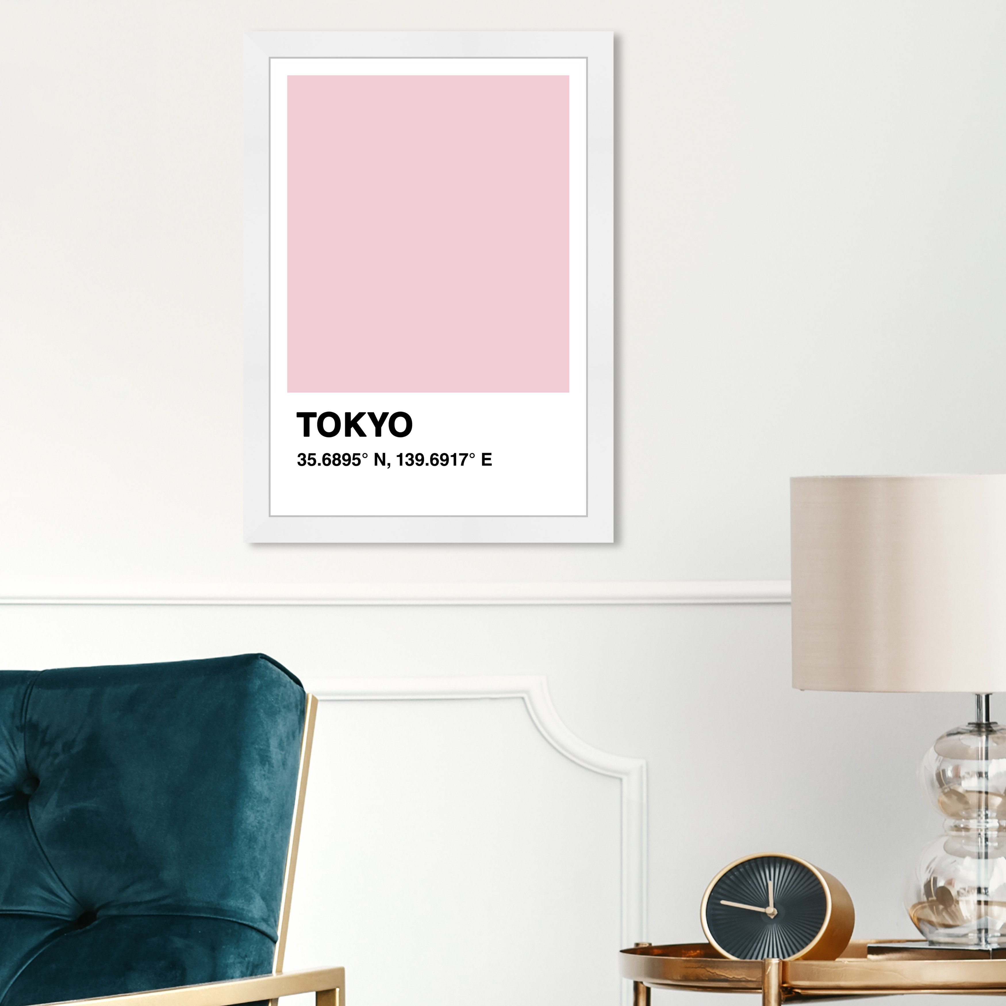 Trinx Tokyo Color Swatch - Picture Frame Textual Art | Wayfair