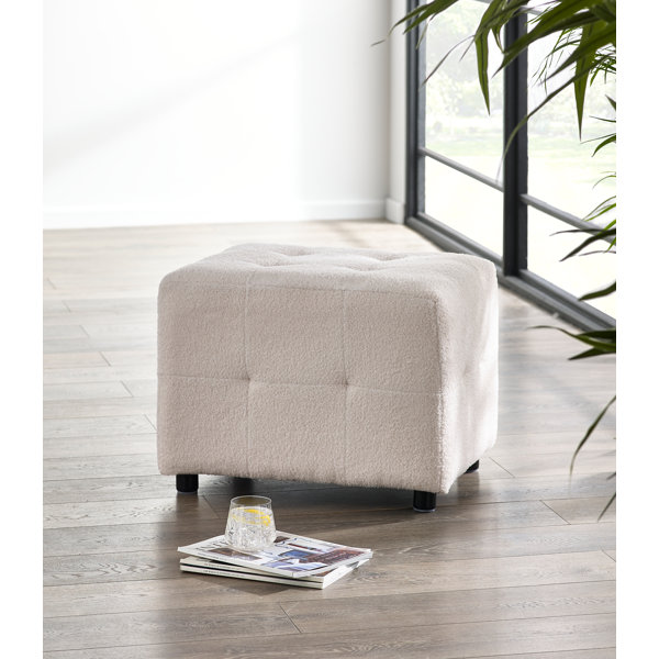 Ebern Designs Dinnah 60Cm Wide Rectangle Solid Colour Ottoman | Wayfair ...
