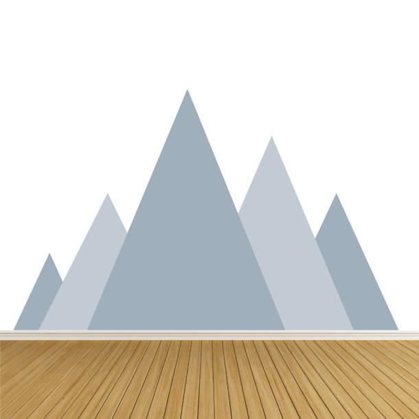 Foundry Select Mountain Wall Decal | Wayfair