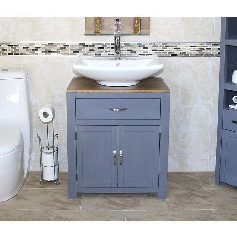 Gracie Oaks Dwyer 700mm Free-Standing Single Vanity Unit | Wayfair.ie