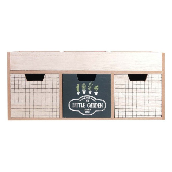 Jardin Deco Small Storage 3 Drawers And 3 Compartments My Little Market ...
