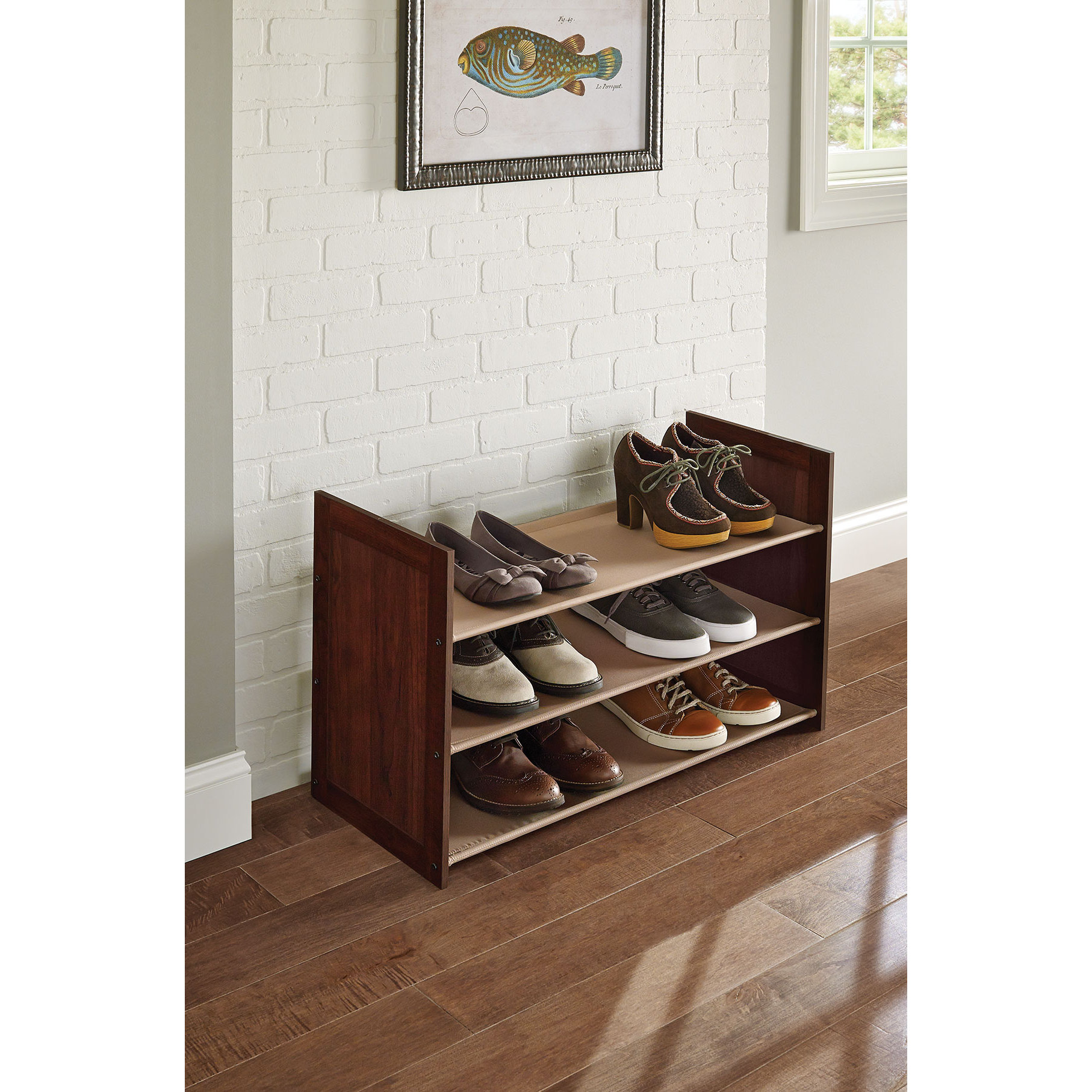 ClosetMaid Stackable 3-Tier Shoe Rack & Reviews | Wayfair