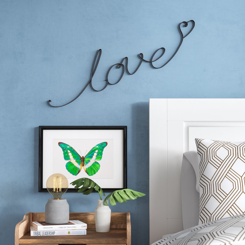 Latitude Run Love Cursive Wall Décor & Reviews | Wayfair