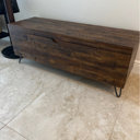 Three Posts™ Sherry Wood Flip Top Storage Bench & Reviews | Wayfair