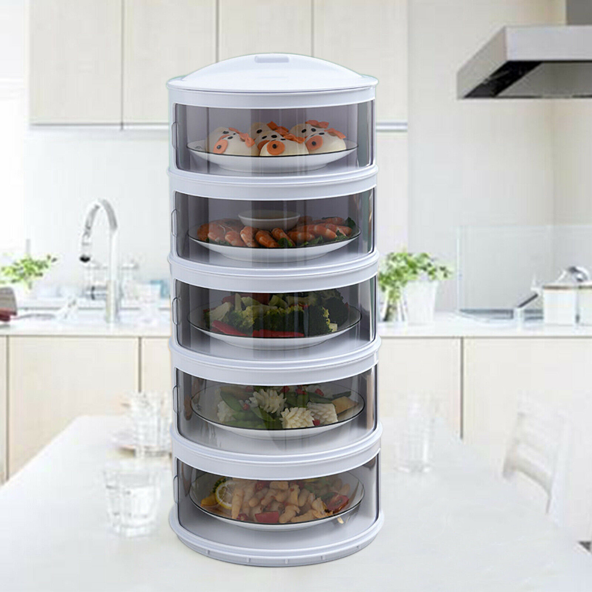 Prep & Savour 5 Layer Stackable Food Storage Container | Wayfair