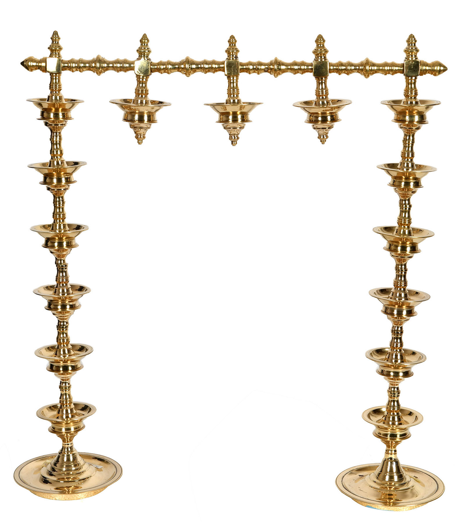 Bungalow Rose Traditional South Indian Puja Lamp | Wayfair