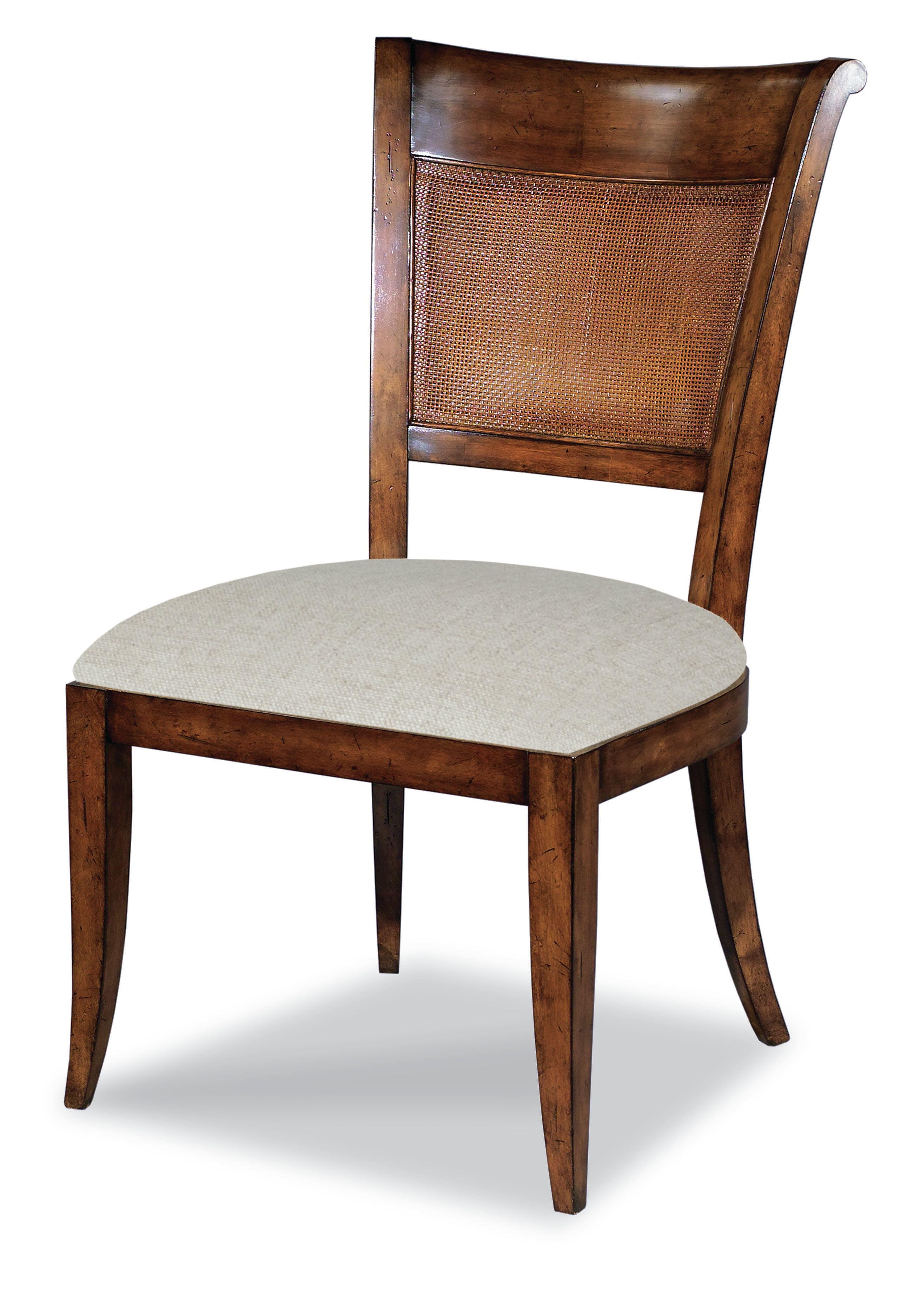 WoodbridgeFurniture Saber Solid Wood Side Chair in Brown | Wayfair