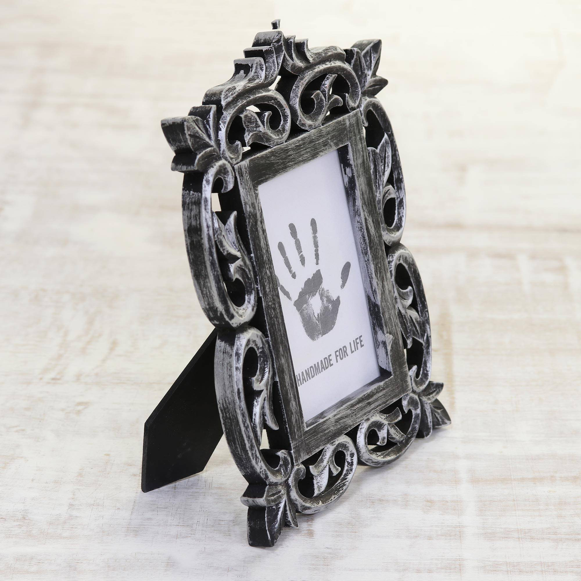 World Menagerie Morgantown Handmade Noble Portrait Wood Picture Frame ...