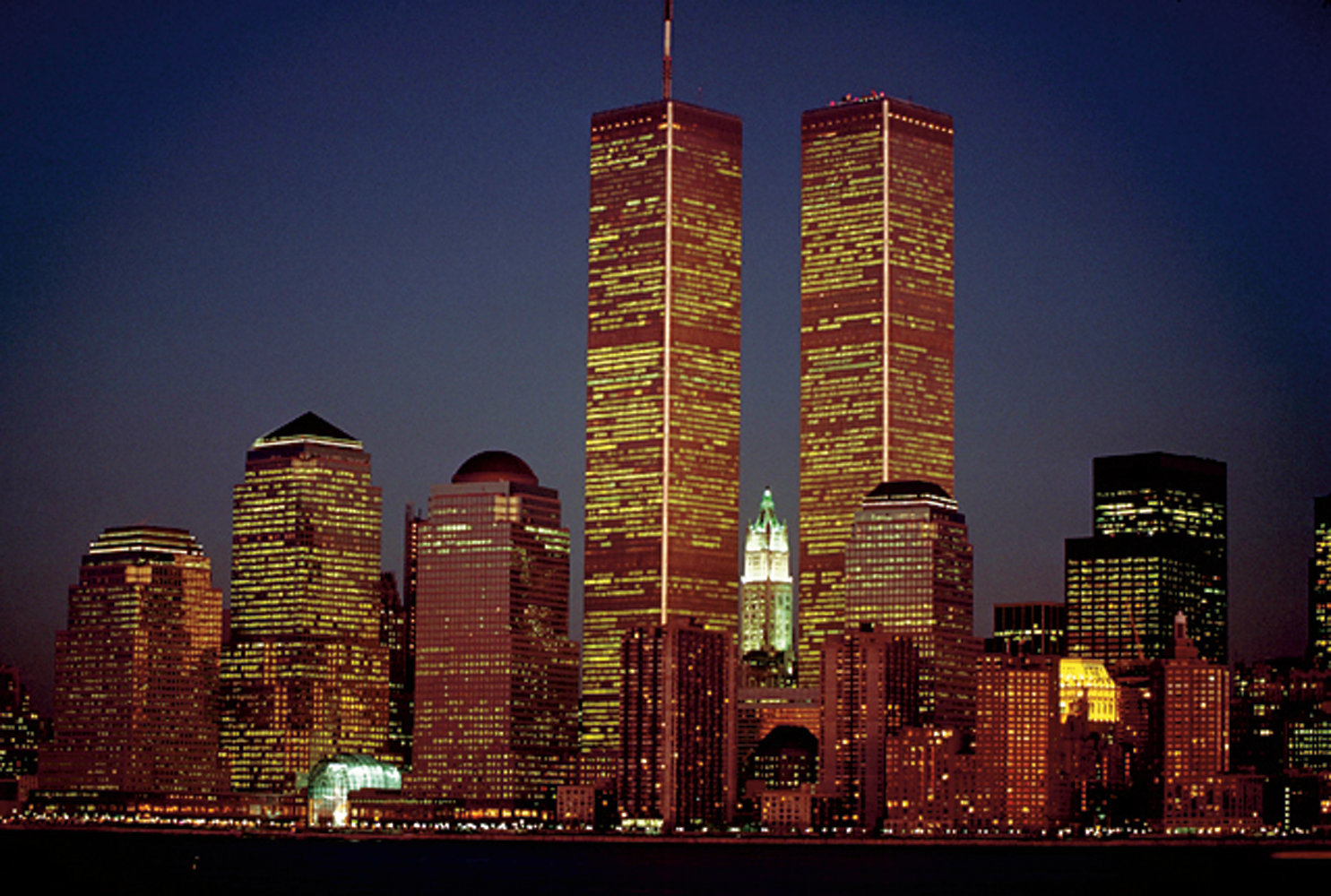 Ebern Designs New York City Tw Towers - Midnight Dreams by Richard ...