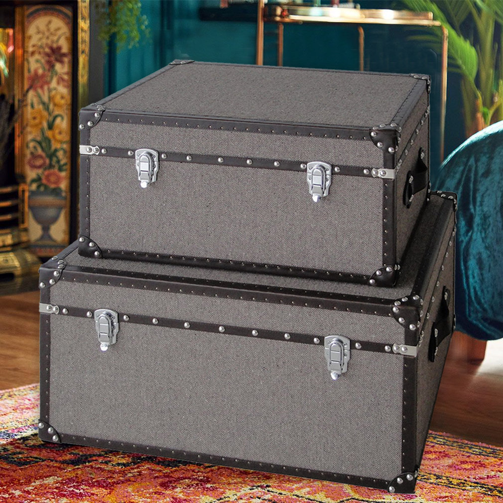 Winston Porter Darian 2 Piece Accent Trunk Set | Wayfair