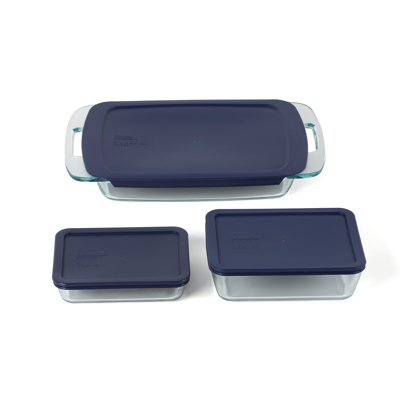 Pyrex Easy Grab 6 Piece Bakeware Set & Reviews | Wayfair