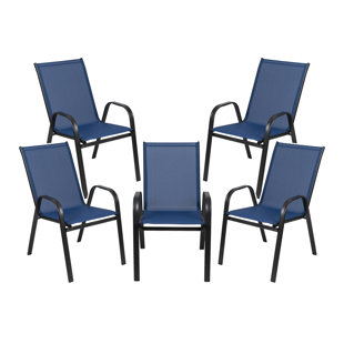Wayfair | Blue Patio Dining Chairs You'll Love in 2022