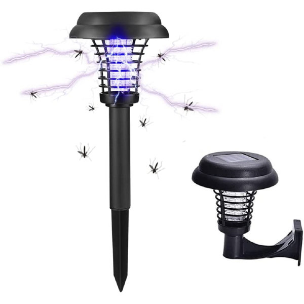 Dakota Fields Solar Insect Killer Uv Lamp, Solar Power Mosquito ...